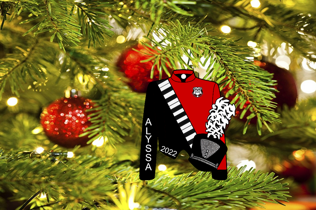 Bulldogs Band ornament – Marcum Custom Graphics